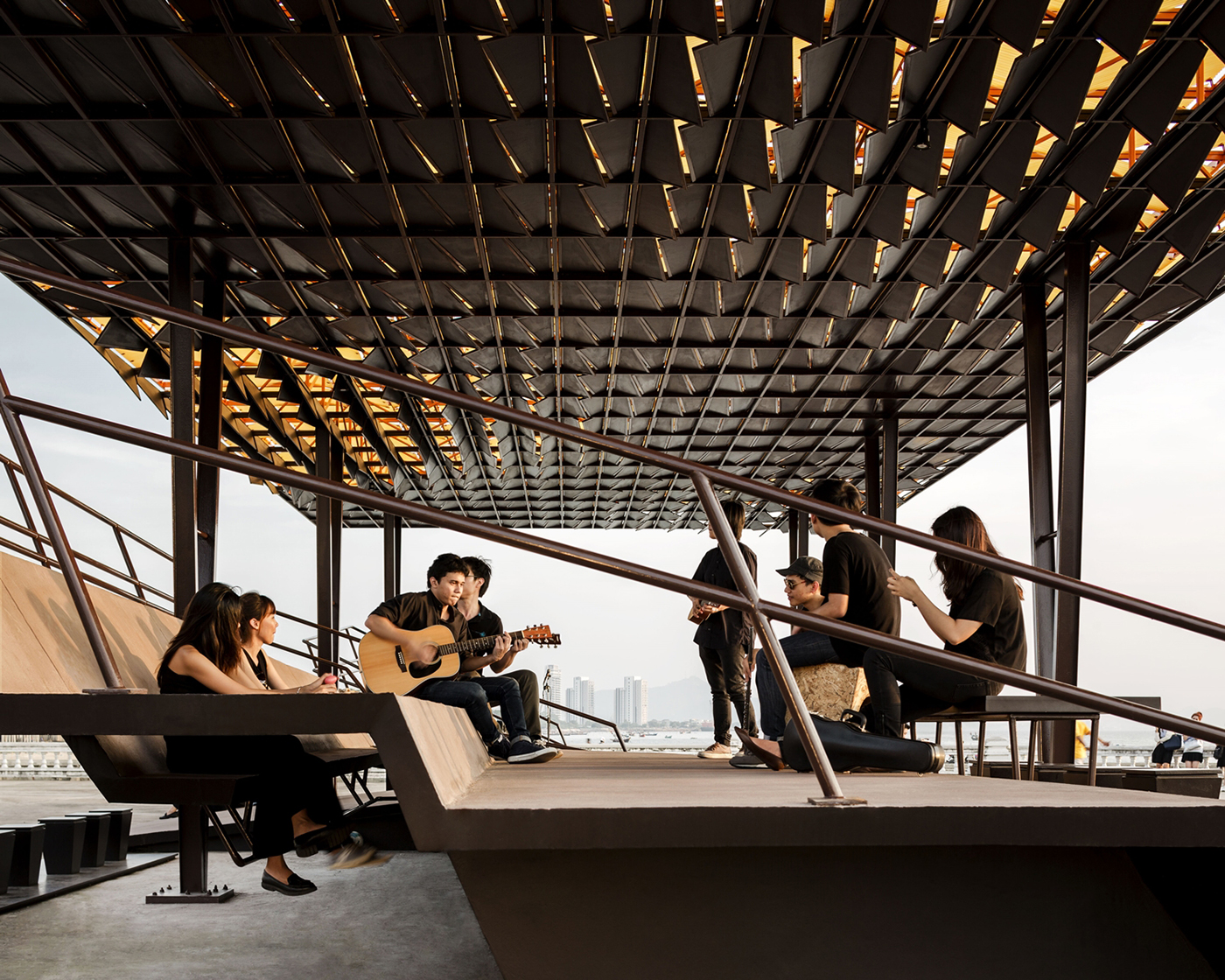 ‘The Flow’ – A Multipurpose Pavilion – Department of ARCHITECTURE Co.